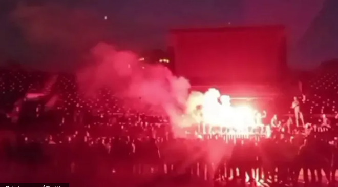 (VIDEO) "Delije" upale na stadion Partizana: Pogledajte šta su ...